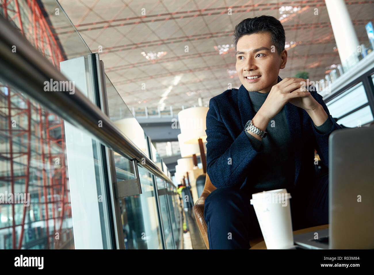 Business men in the lounge Stock Photo - Alamy