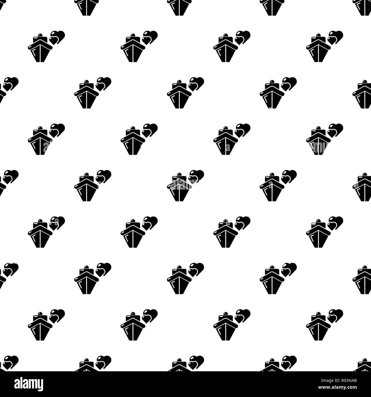 Travel journey honeymoon trip pattern vector seamless Stock Vector ...