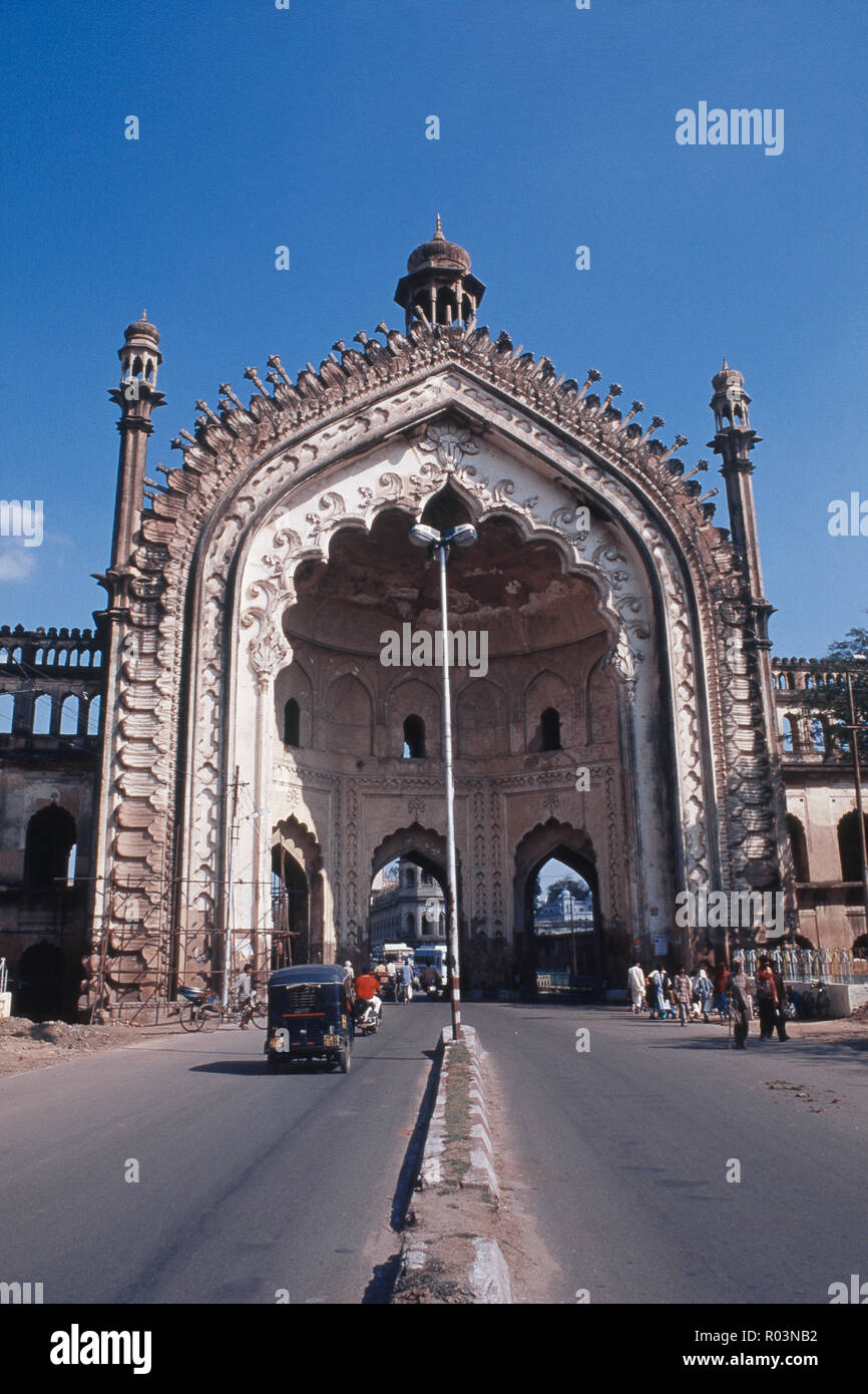 Rumi Darwaza, ornate gateway, Lucknow, Uttar Pradesh, India, Asia Stock ...