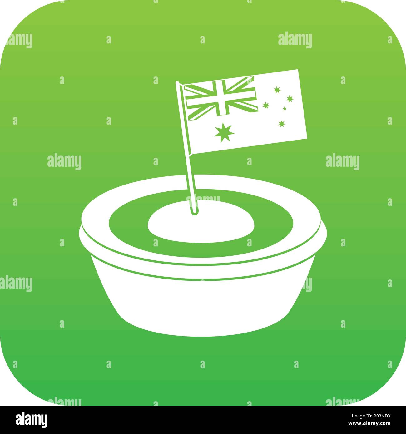 Little flag icon digital green Stock Vector Image & Art - Alamy