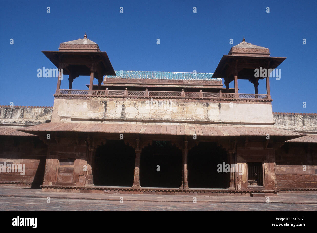 Jodha Bai's Palace at Fatehpur Sikri, Agra, Uttar Pradesh, India, Asia ...