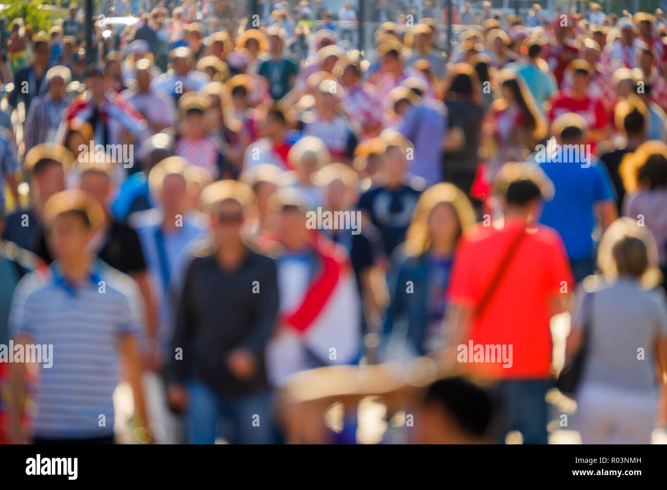 Crowd of people on the street Stock Photo - Alamy