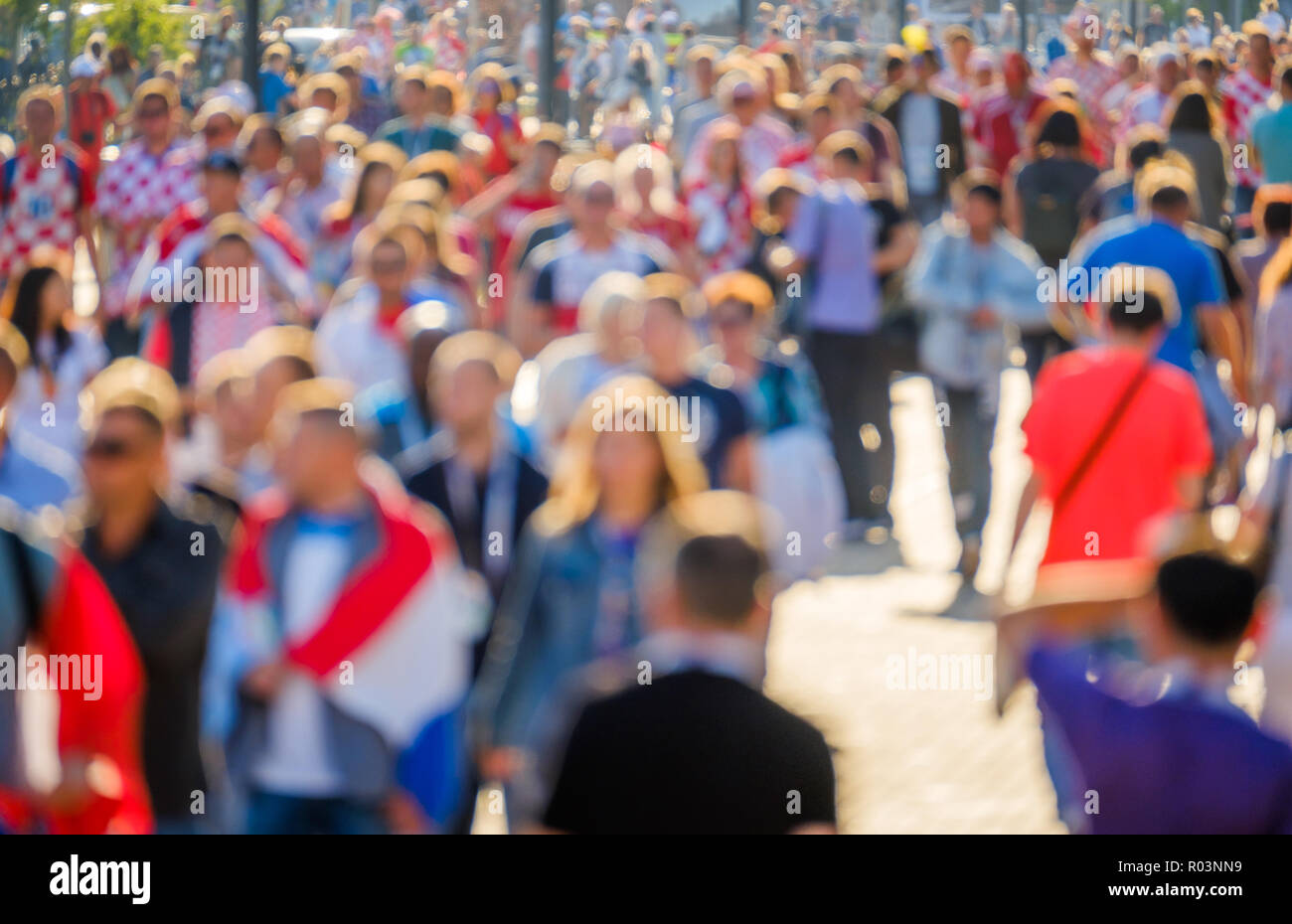 Crowd of people on the street Stock Photo - Alamy