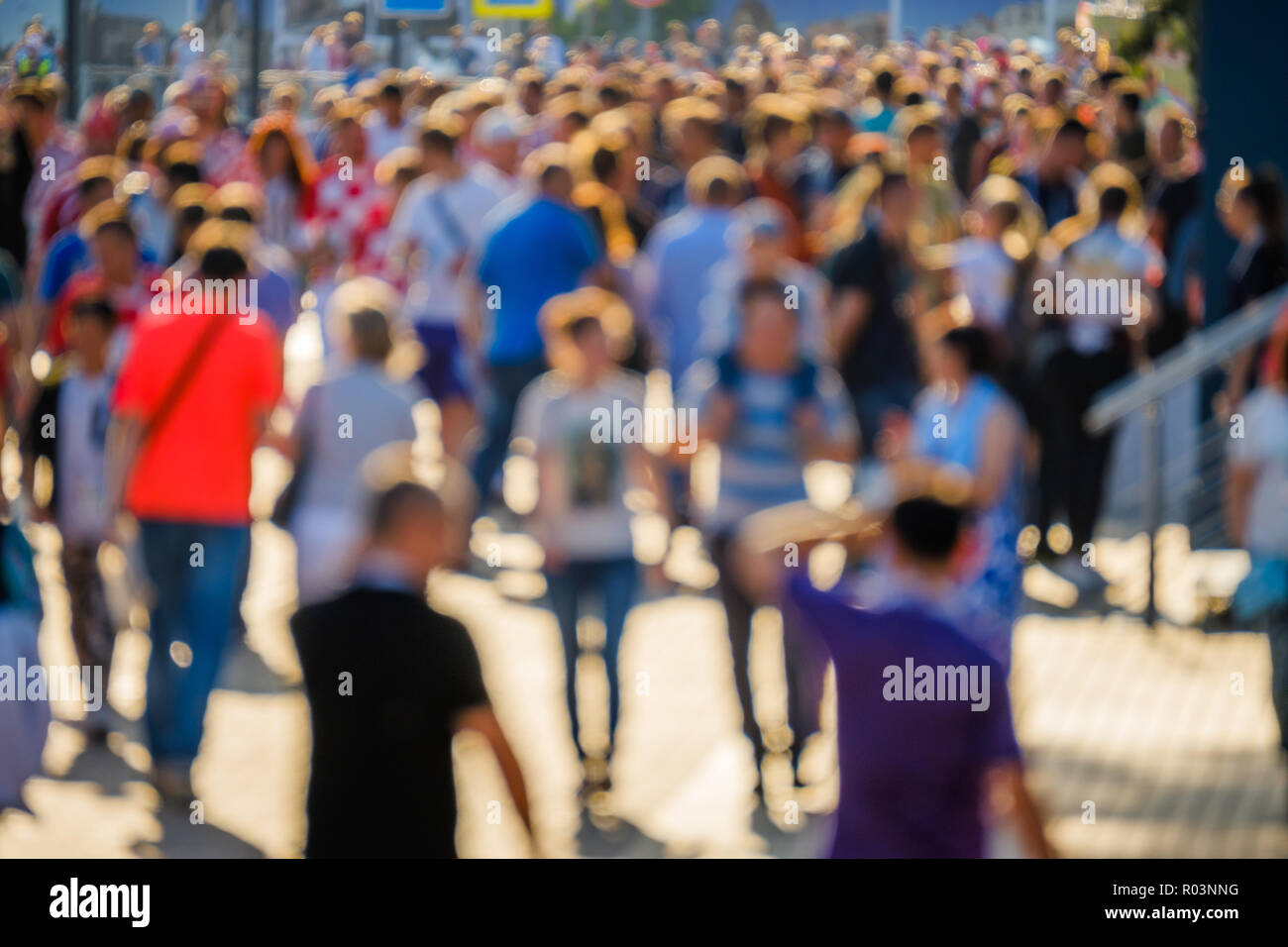 Crowd of people on the street Stock Photo - Alamy