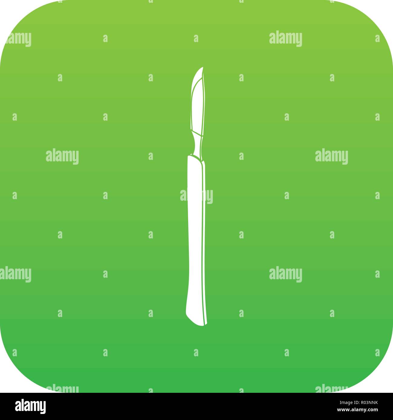 Surgery scalpel icon green vector Stock Vector Image & Art - Alamy