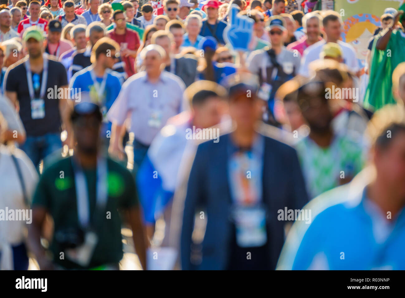 Crowd of people on the street Stock Photo - Alamy