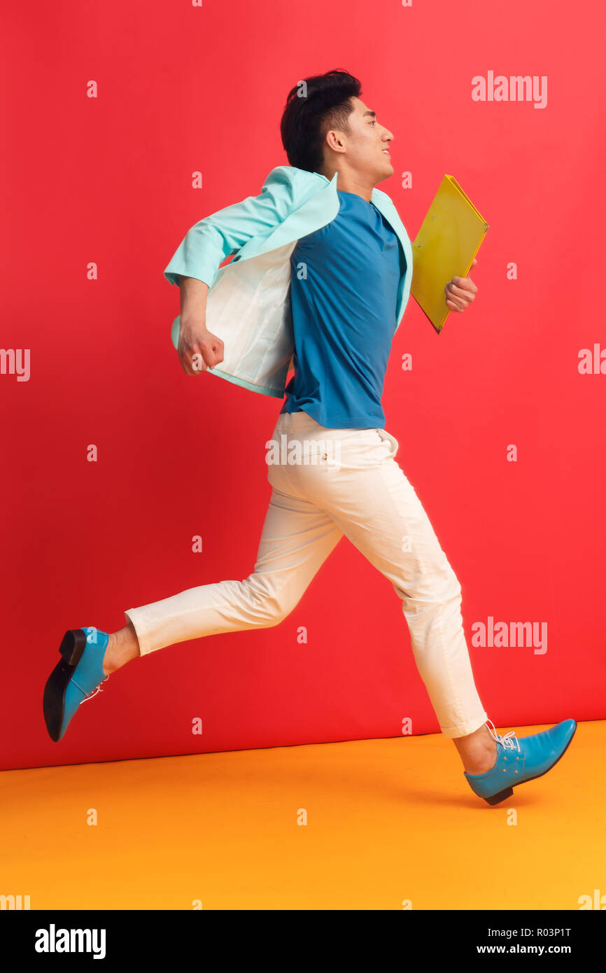 Indian man running hi-res stock photography and images - Alamy