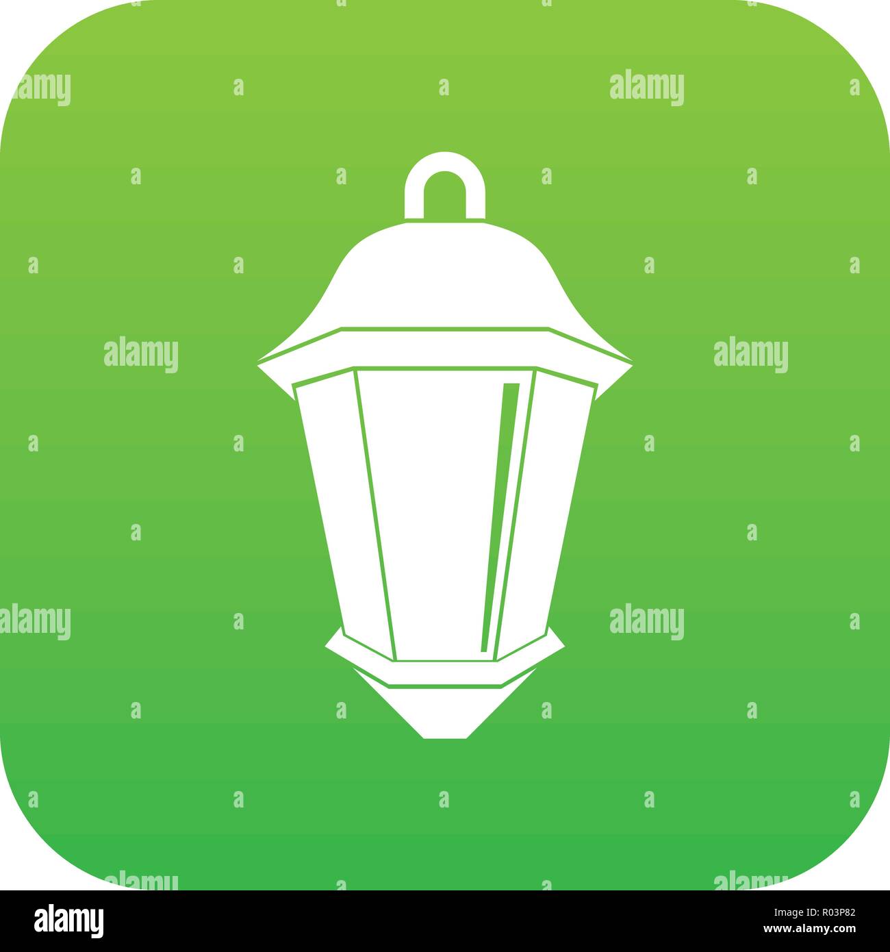 Street light icon digital green Stock Vector Image & Art - Alamy