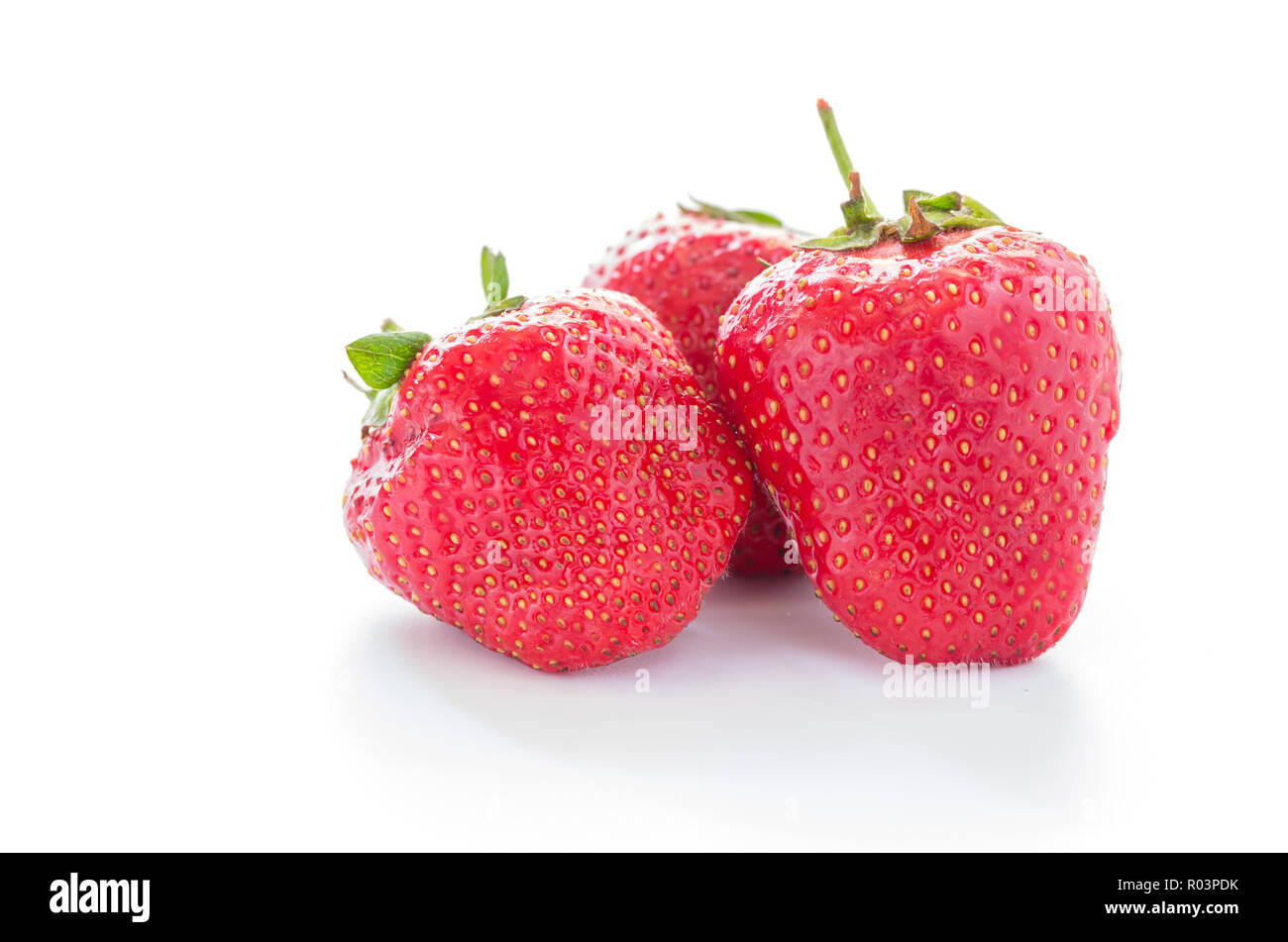 Red berries. Fresh red strawberry. Homemade strawberry. Front view ...