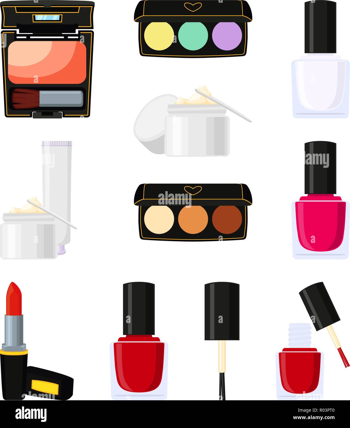 Skin care cartoon black Stock Vector Images - Alamy