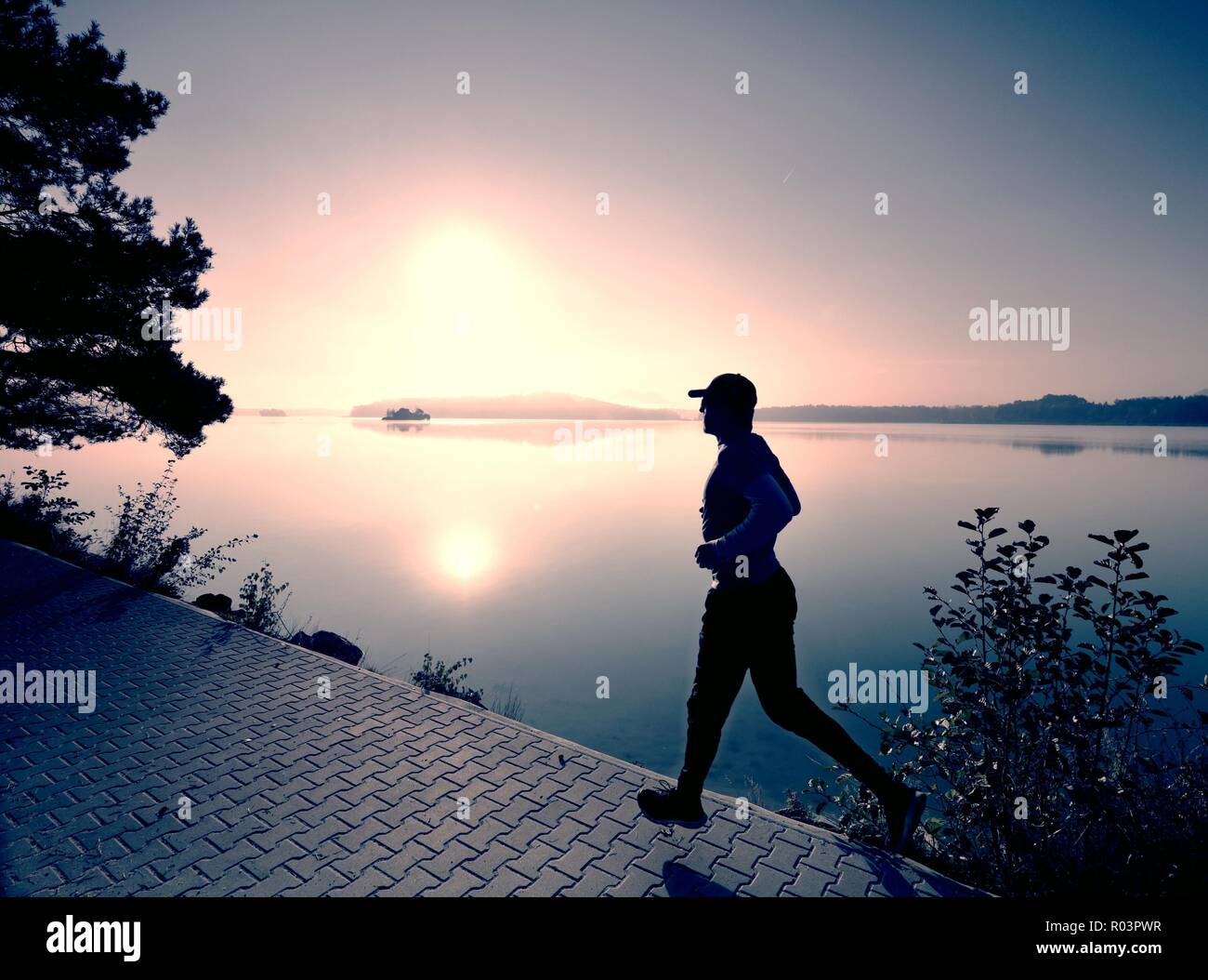 Tall athlete low angle hi-res stock photography and images - Alamy