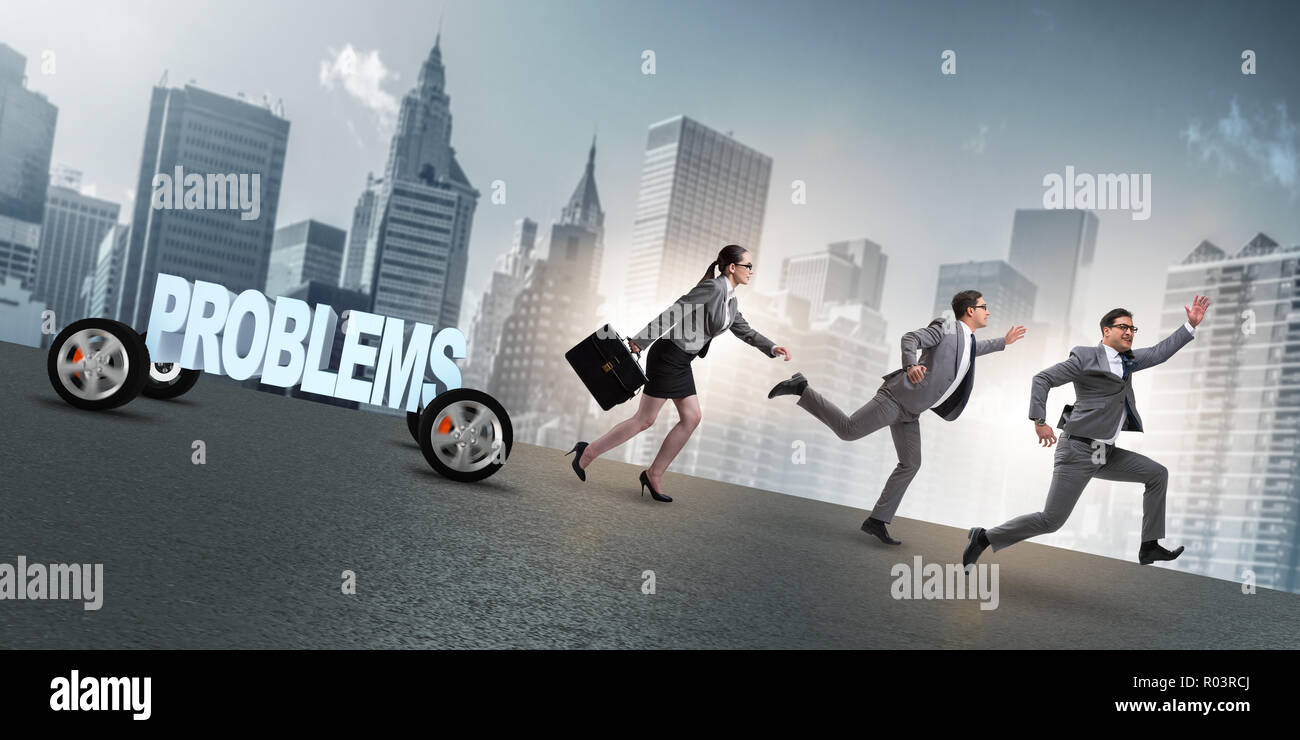 Business problem and challenge concept with businessman Stock Photo - Alamy