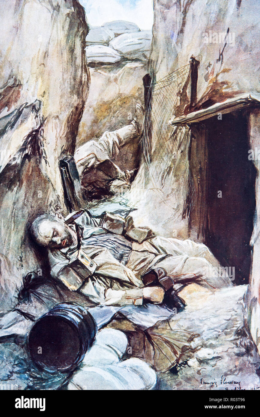 World war i trenches colour hi-res stock photography and images - Alamy