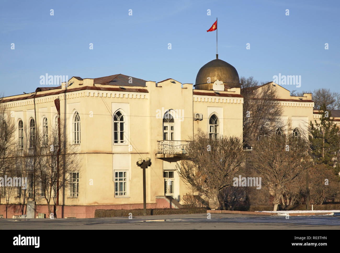 Ala-Too Square in Bishkek. Kyrgyzstan Stock Photo - Alamy