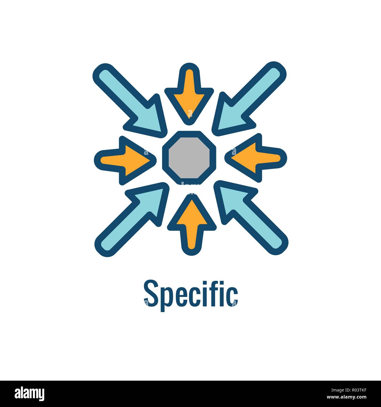 2019 SMART Goals Vector graphic w various Smart goal keywords Stock ...