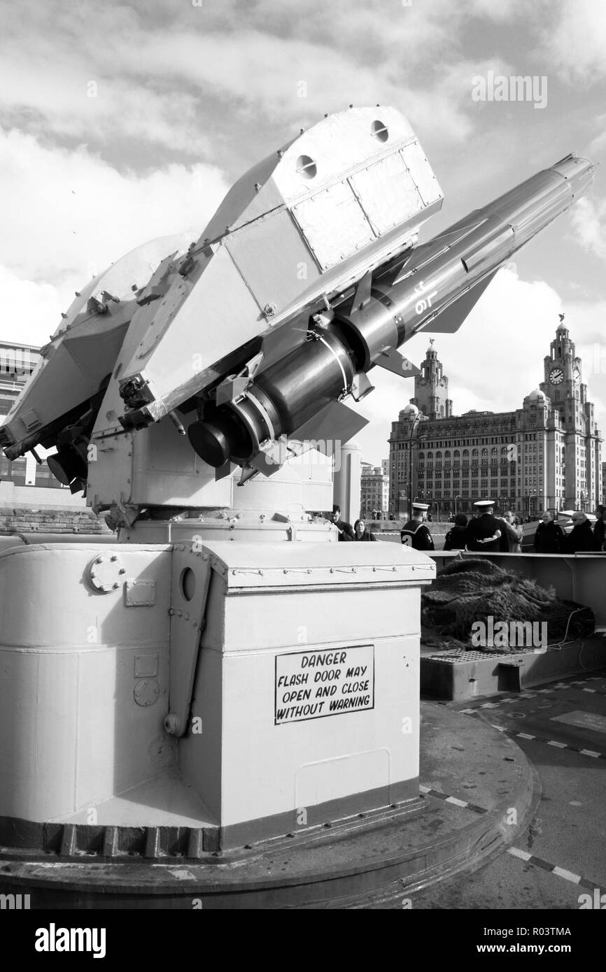 HMS Liverpool in Liverpool Stock Photo - Alamy