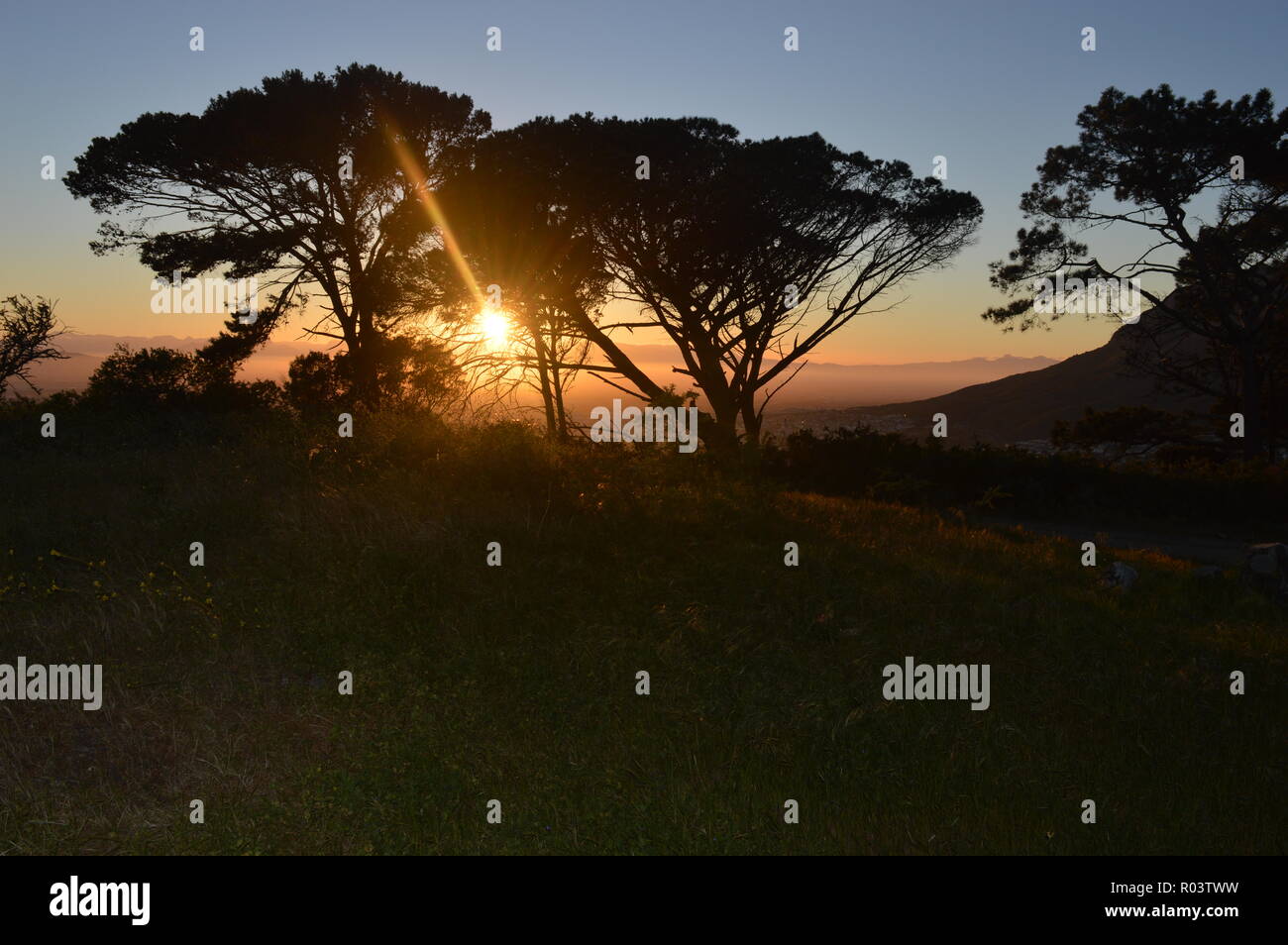 Sunrise in Africa Stock Photo - Alamy