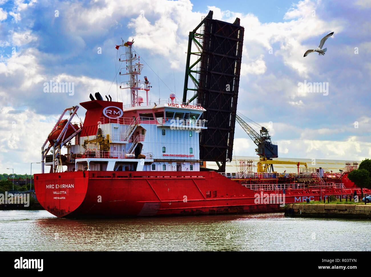 Duke Street Bridge Birkenhead Docks High Resolution Stock Photography ...