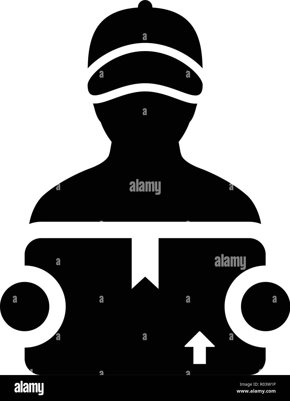 Boy delivery logistics Stock Vector Images - Alamy