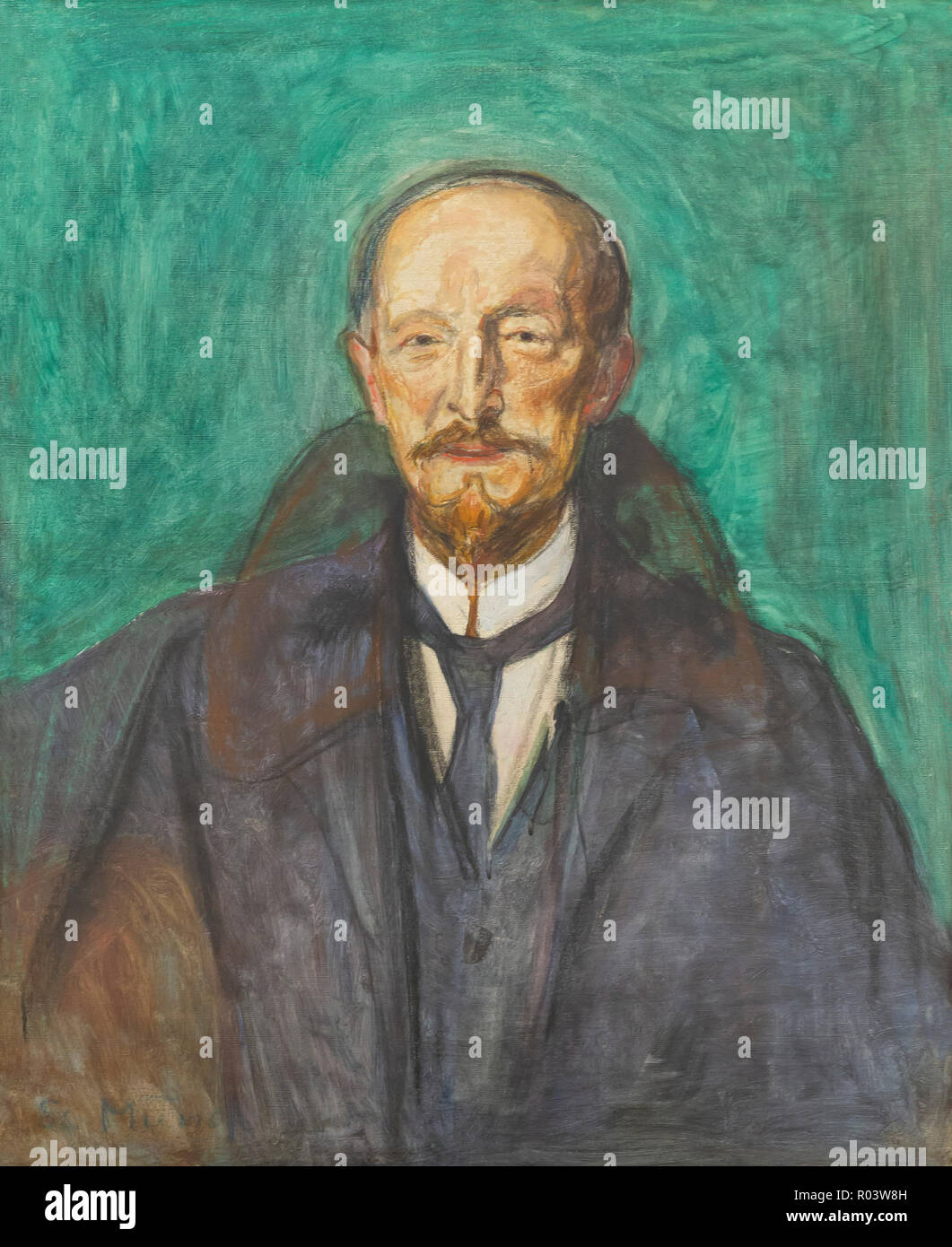 Portrait of Albert Kollmann, Edvard Munch, circa 1901-1902, Zurich ...