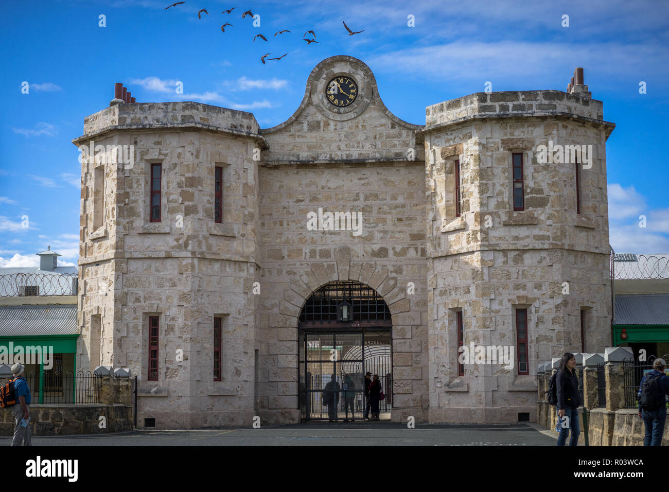 A convict build prison in Western Australia. A UNESCO world heritage ...