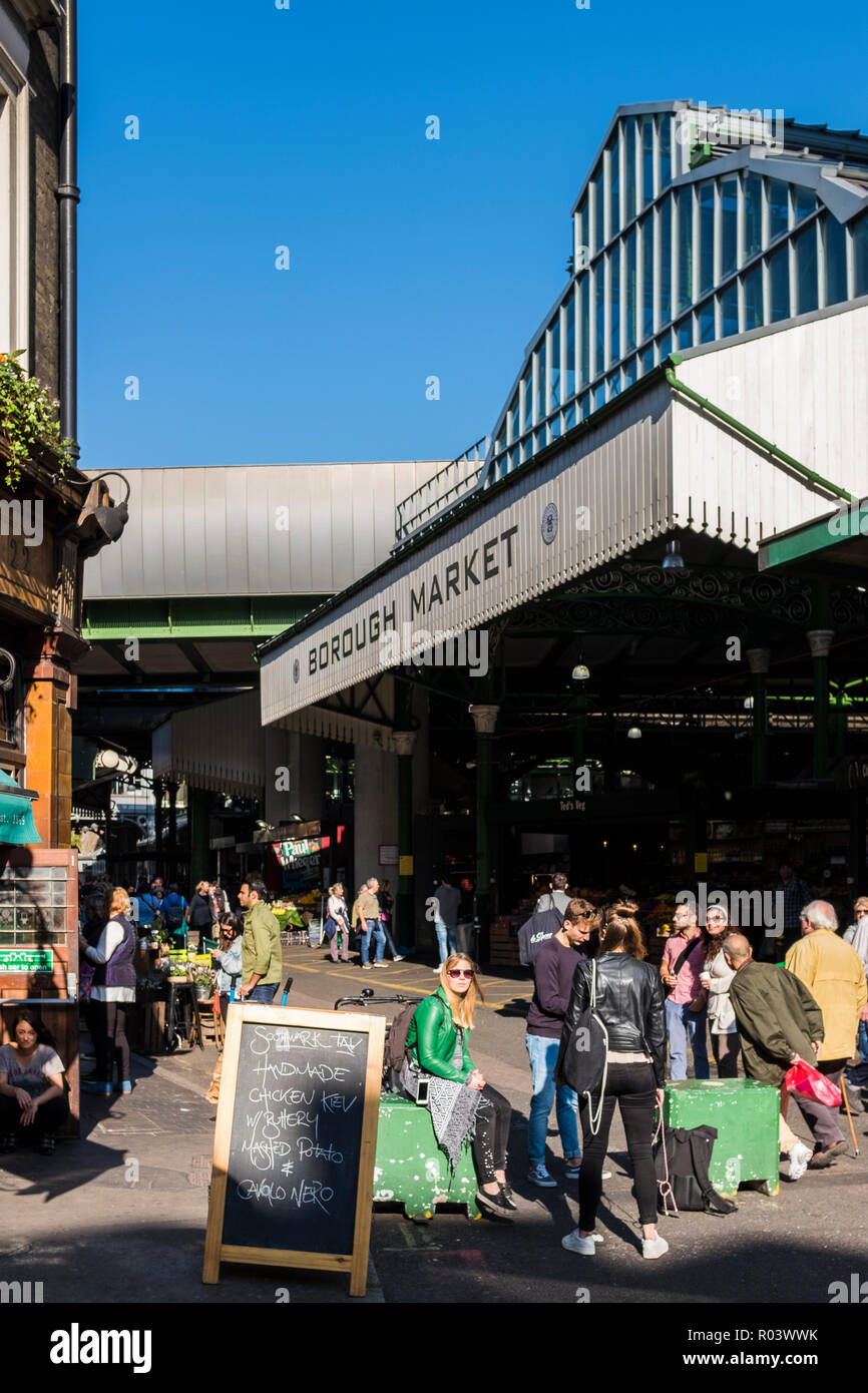Borough Market in the Borough of Southwark is one of the largest and ...