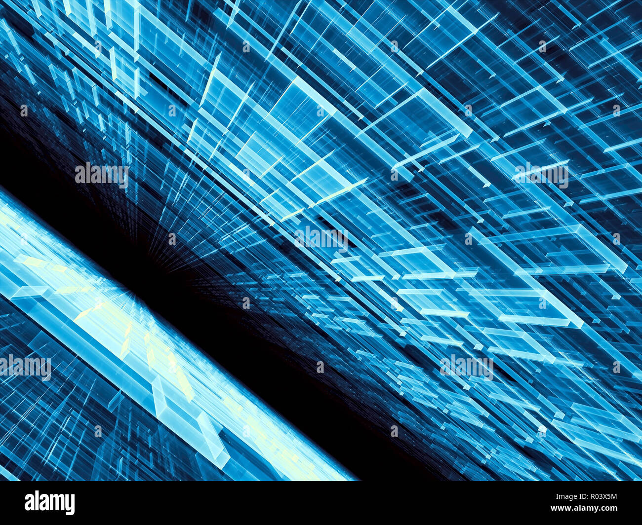 Abstract diagonal technology background - digitally generated im Stock ...