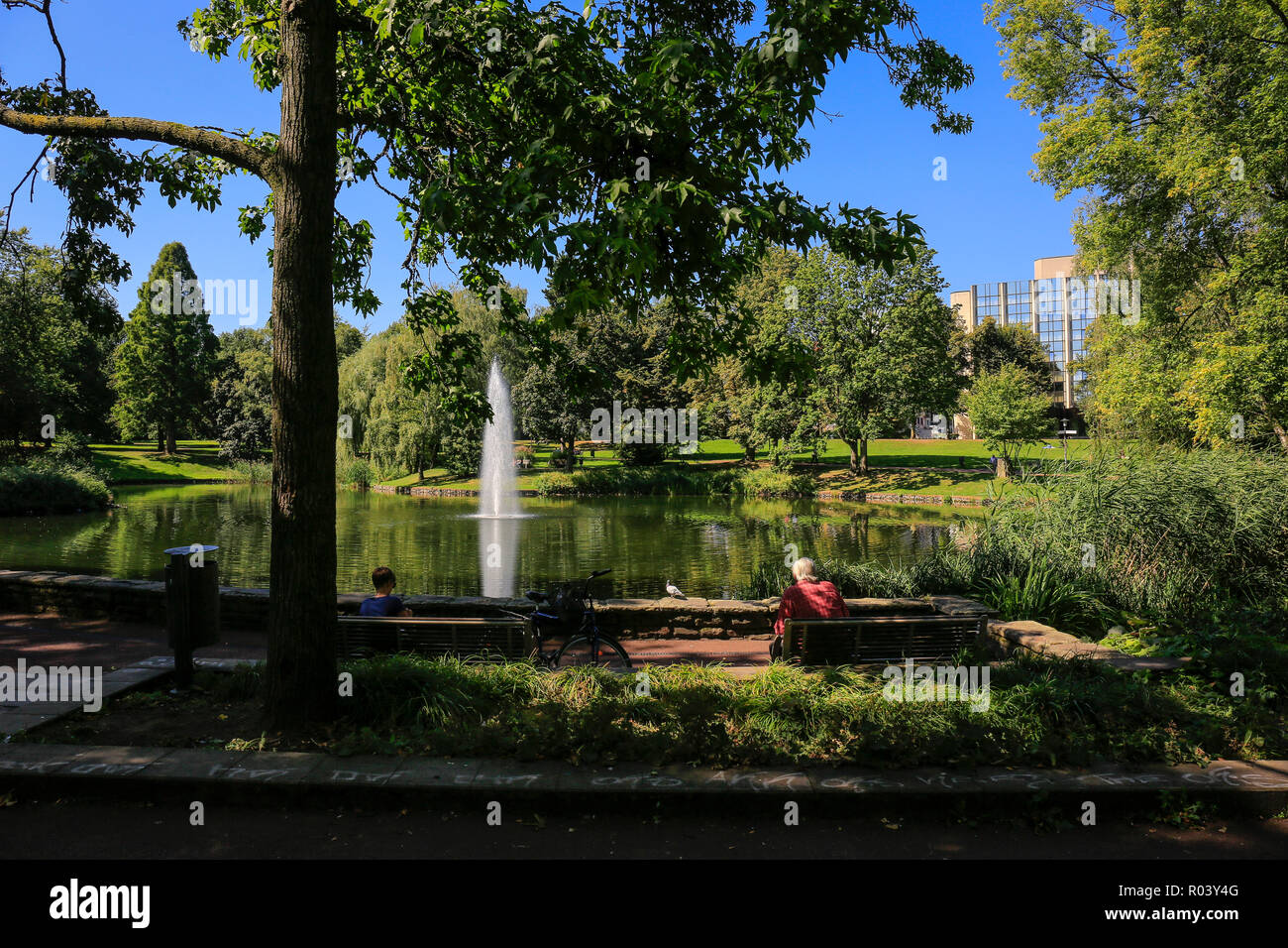 Essen, Germany, Ruhr area, Stadtgarten Stock Photo - Alamy