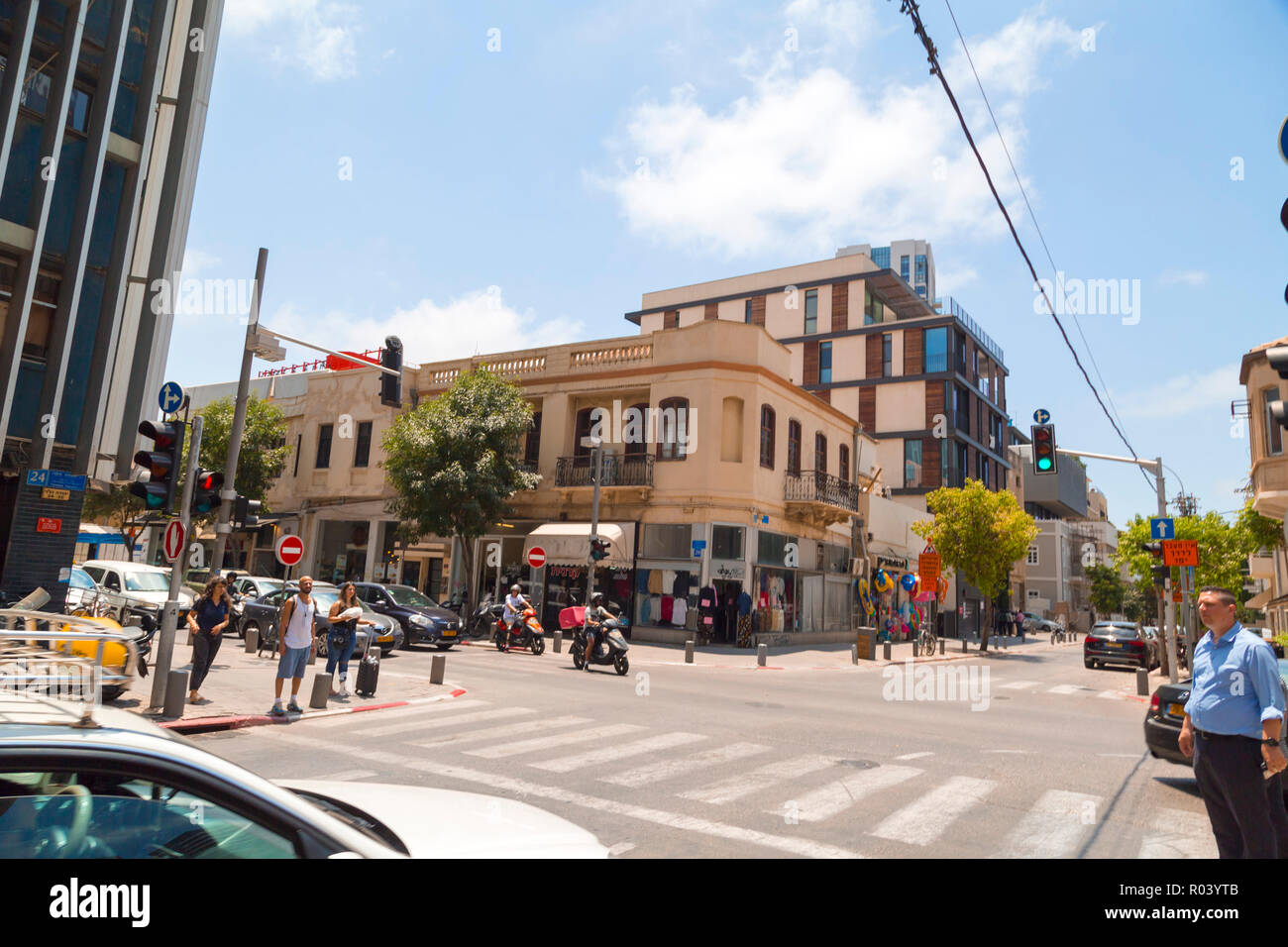 Tel Aviv-Yafo, Israel - June 6, 2018: Generic architecture and ...