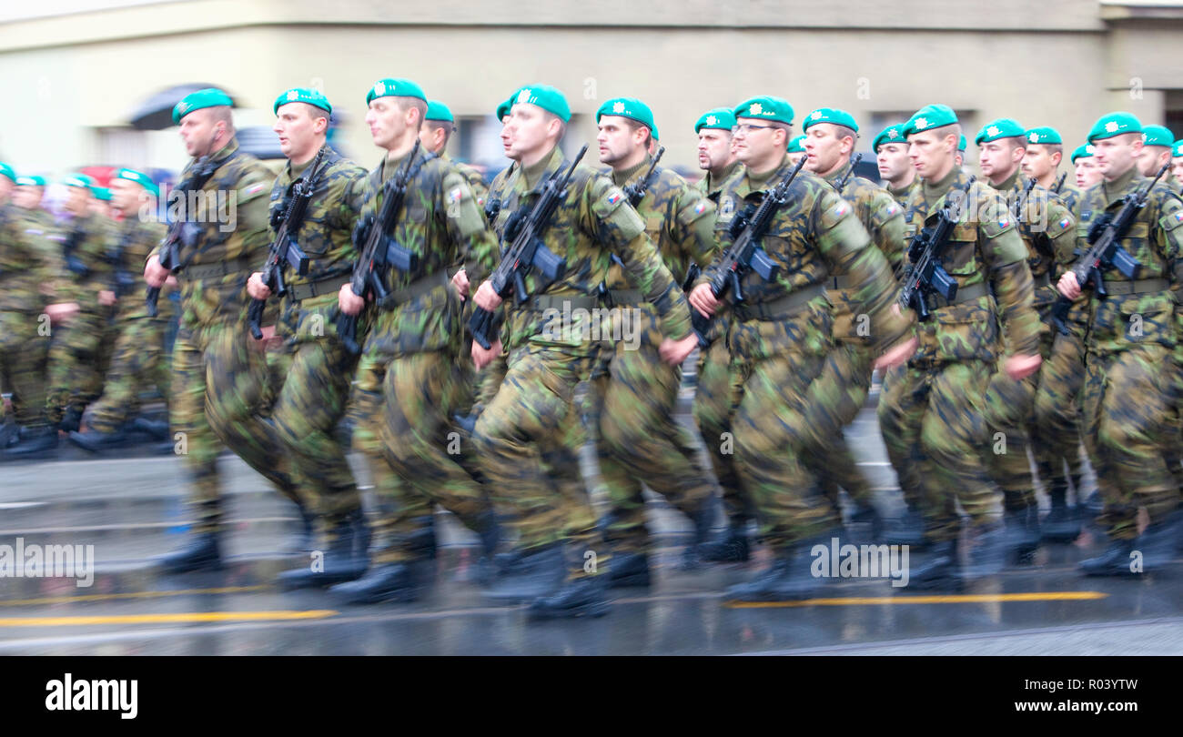 Ceremonial Military Parade. Celebration of the 100th Anniversary of the ...
