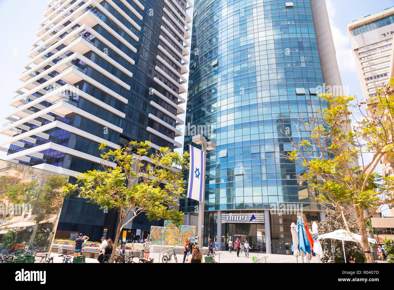 Tel Aviv-Yafo, Israel - June 6, 2018: Generic architecture and ...