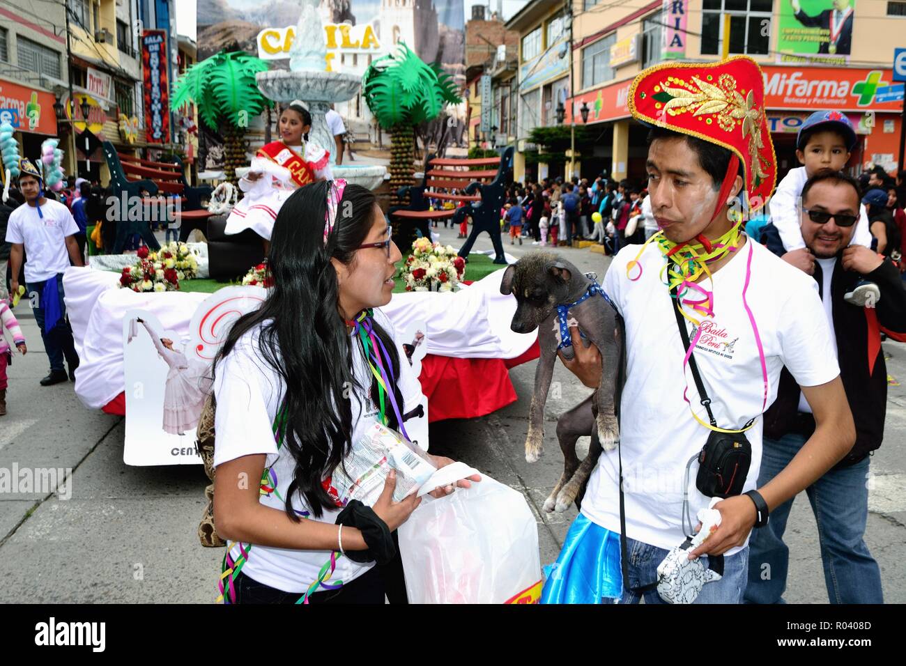 Viringo dog - Virgen de la Candelaria - Carnival in HUARAZ. Department ...
