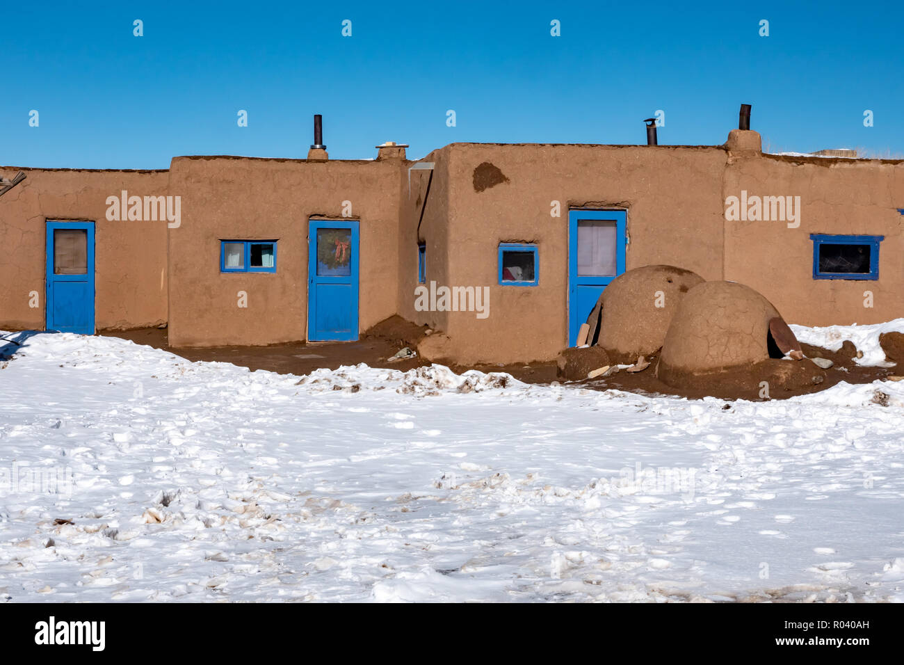 Taos Pueblo in Taos, New Mexico Stock Photo - Alamy