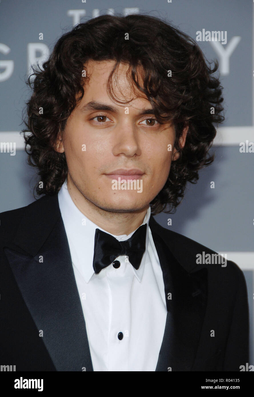 John Mayer arriving at the 49th Annual Grammy's at the Staples Center ...