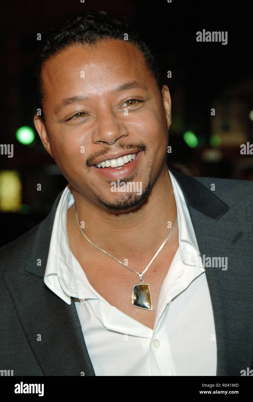 Terrence Howard arriving at the GET RICH OR DIE TRYING Premiere at the ...