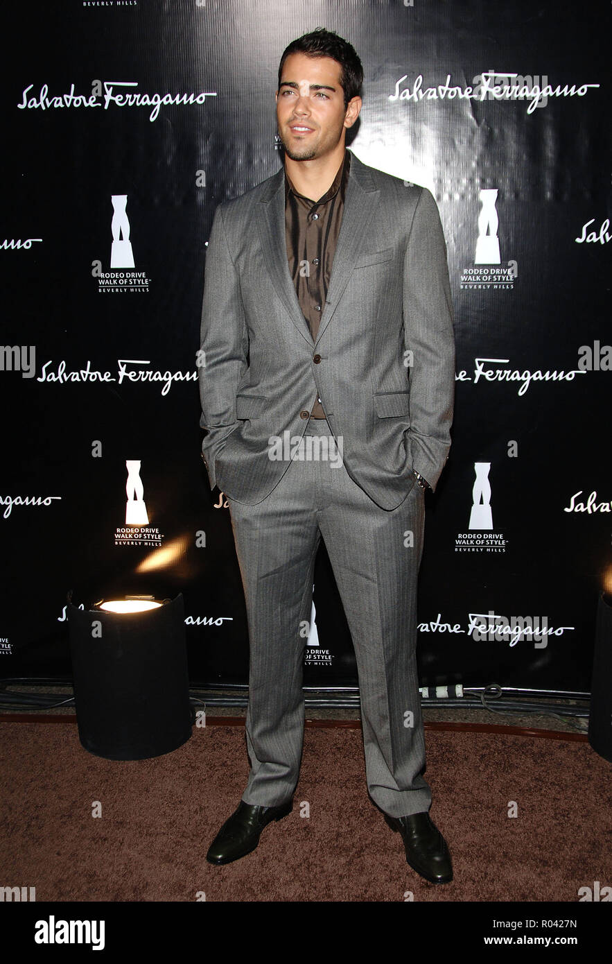 Jesse Metcalfe arriving at the SALVATORE FERRAGAMO RODEO WALK OF STYLE ...