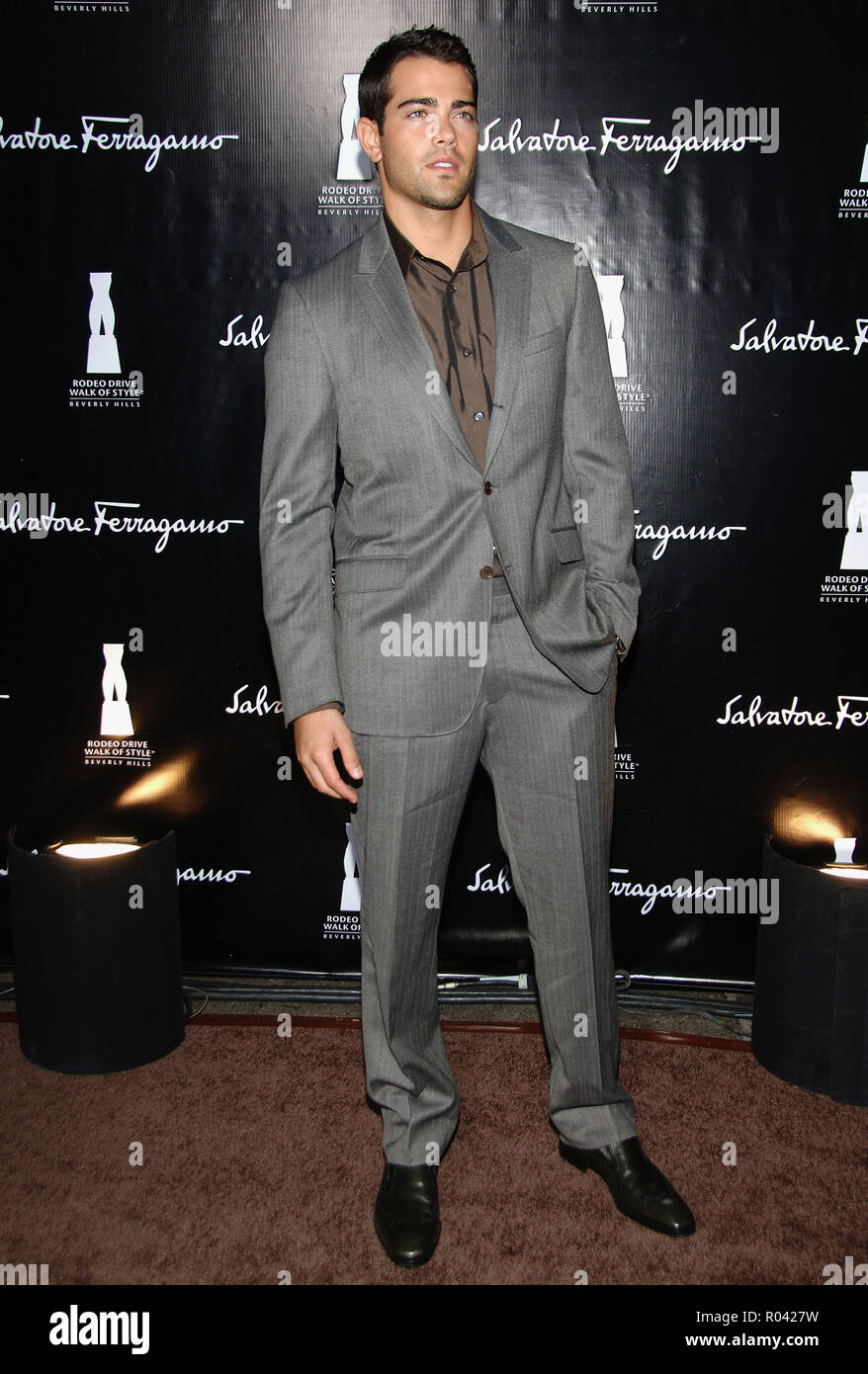 Jesse Metcalfe arriving at the SALVATORE FERRAGAMO RODEO WALK OF STYLE ...