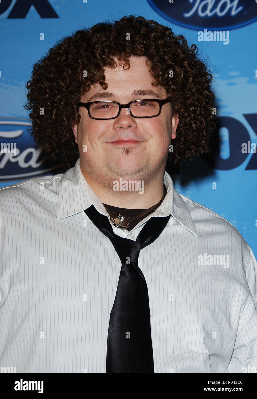 Chris Sligh arriving at the AMERICAN IDOL, The Top 12 Final Contestants ...