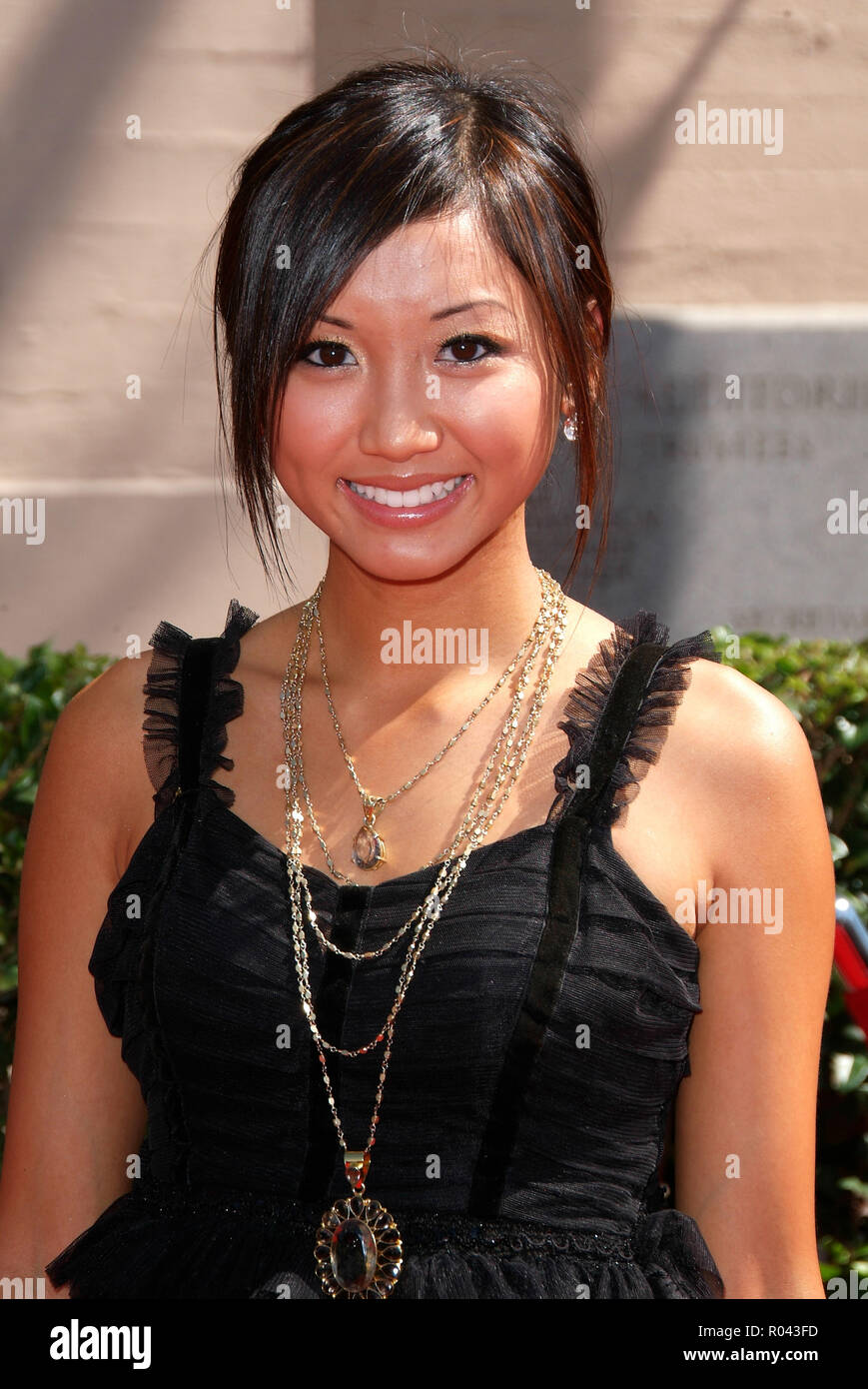 Brenda Song arriving at the 2007 Primetime Creative Arts Emmy Awards in ...