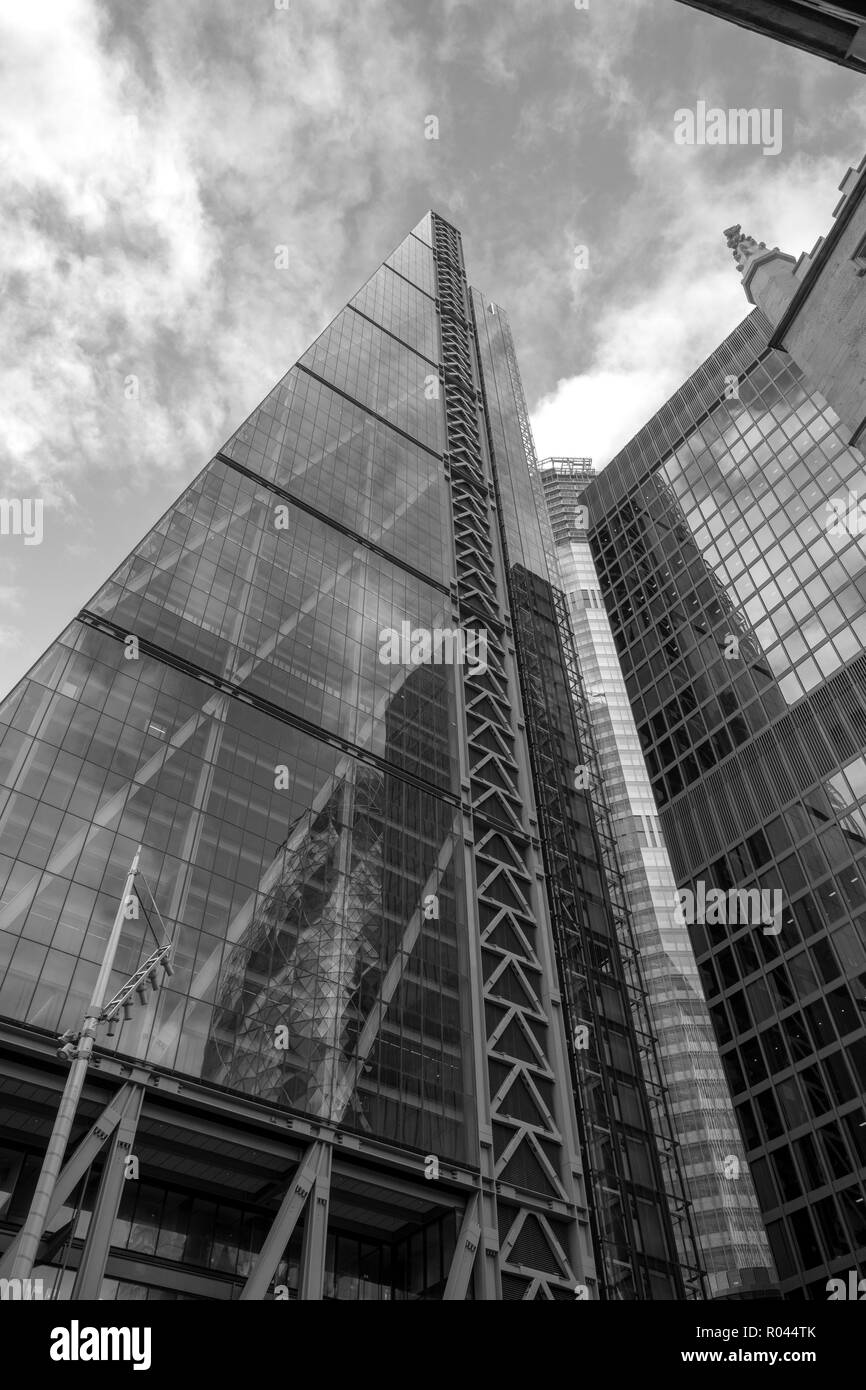 City london buildings square mile Black and White Stock Photos & Images ...