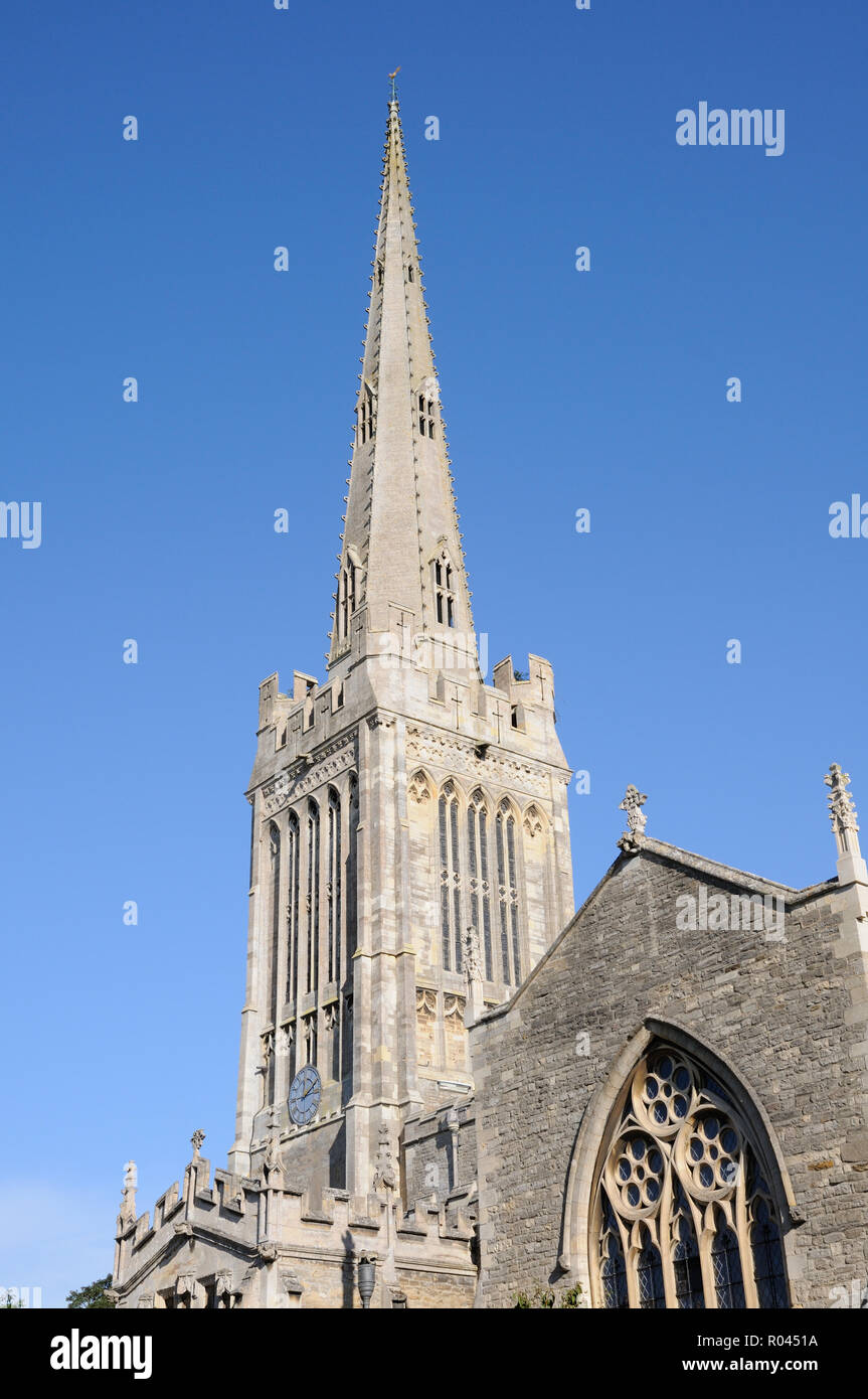 St Peter’s Church, Oundle, Northamptonshire, dates to the 13th century ...