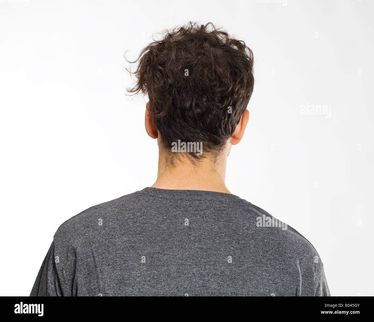 Man wearing t shirt front and back hi-res stock photography and images ...