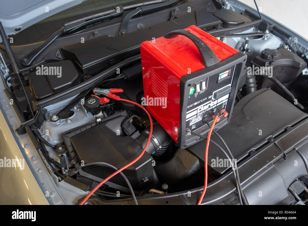 Electric Car Engine Bonnet High Resolution Stock Photography and Images ...