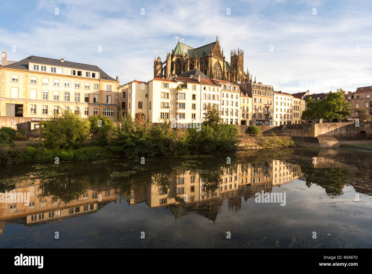 Cathedral of Saint Stephen in Metz. Metz, Grand Est, France Stock Photo ...