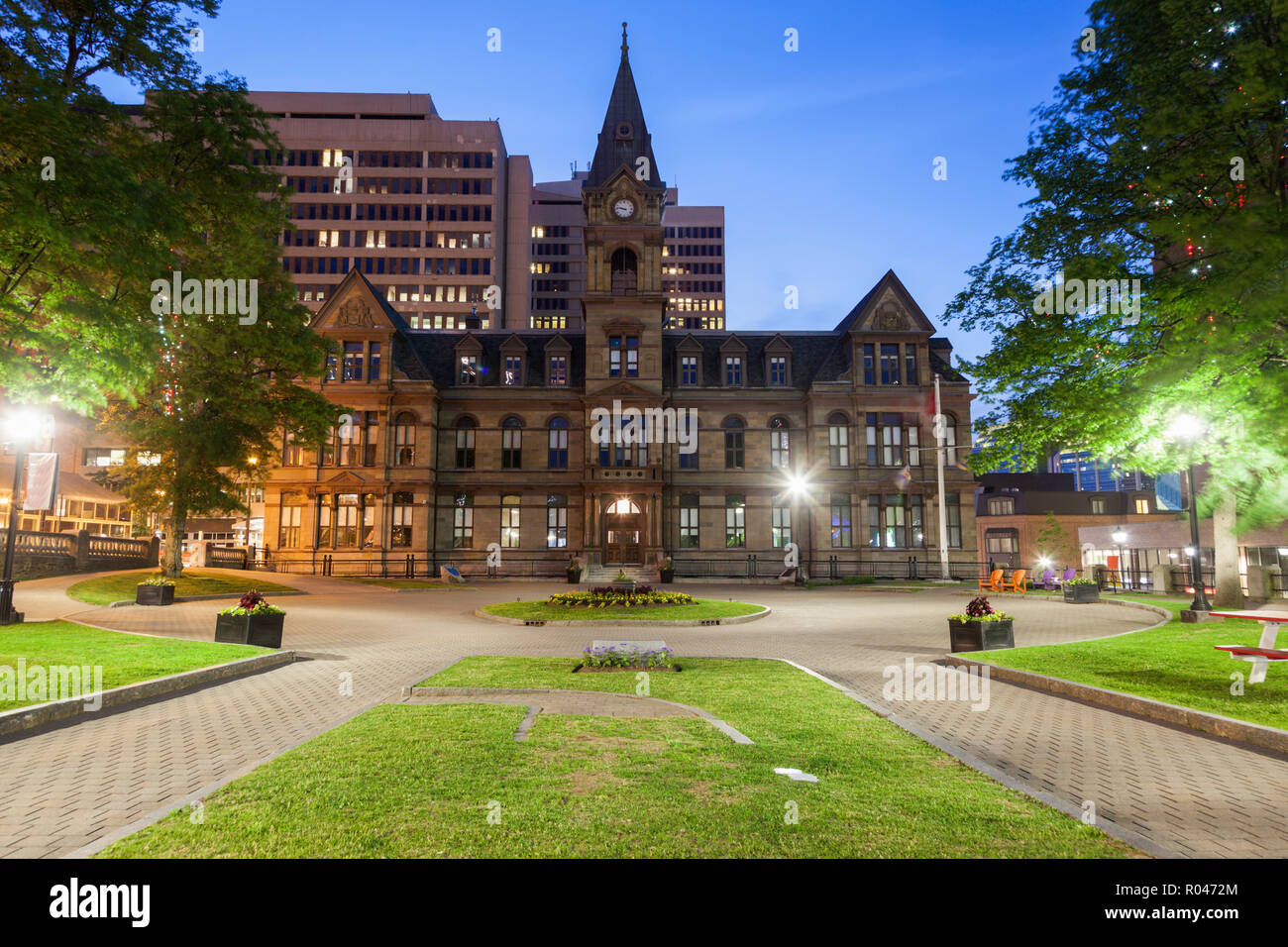 Halifax Skyline At Night High Resolution Stock Photography and Images ...