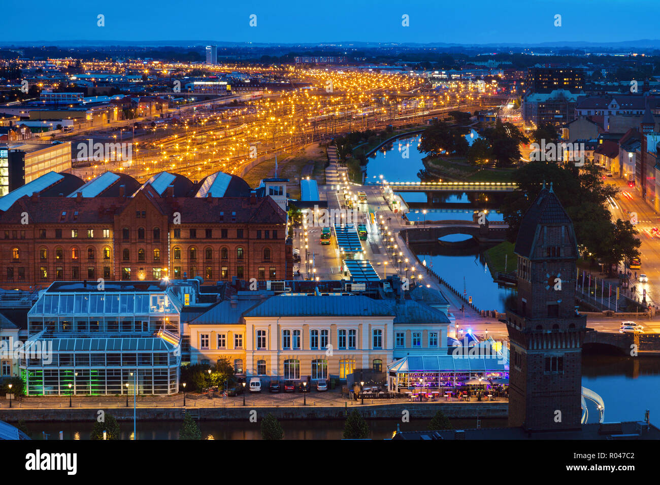 Malmo sweden aerial hi-res stock photography and images - Alamy