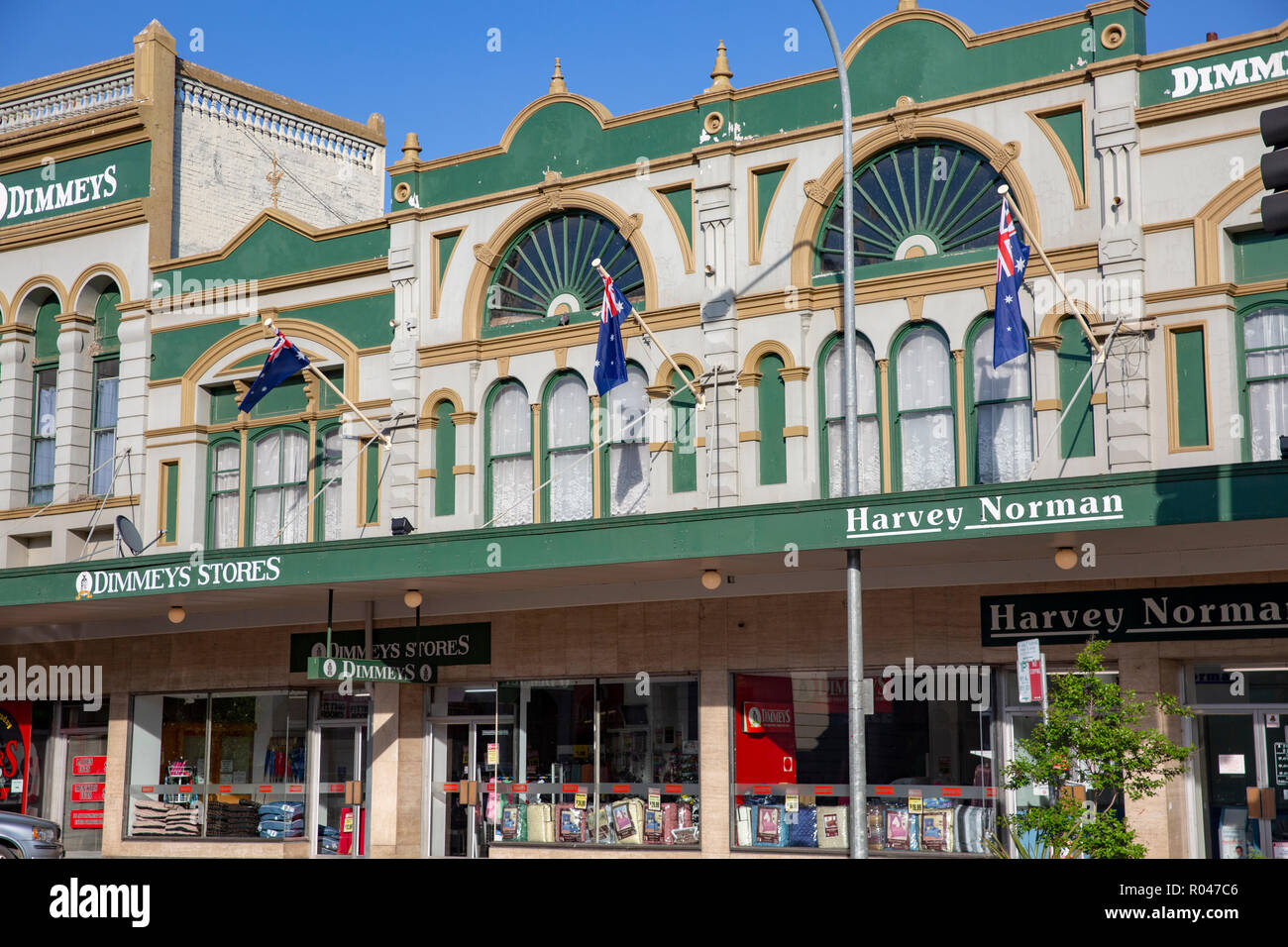 Harvey Norman Dimmeys department store in historic building in Goulburn ...