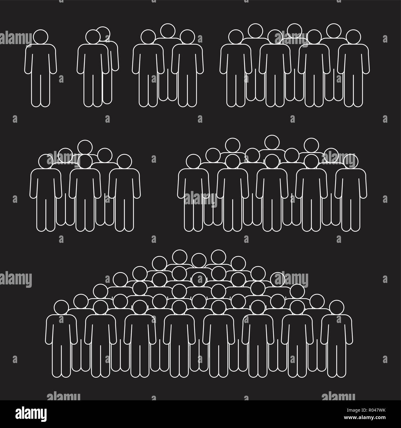 Crowd thin hi-res stock photography and images - Alamy