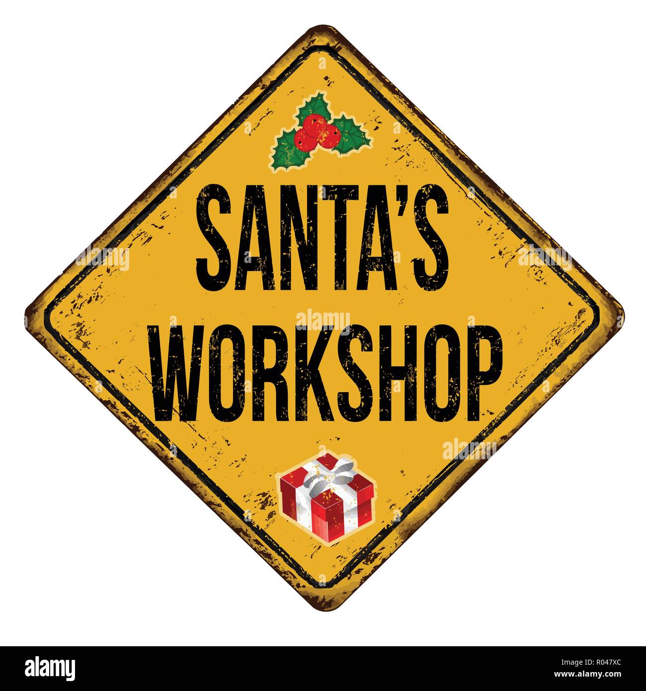 Santas Workshop Sign