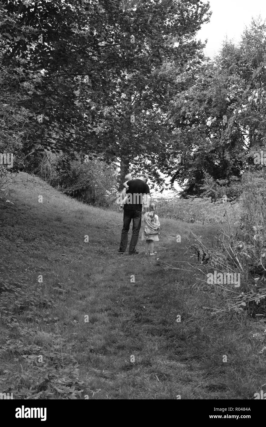 Father daughter time Black and White Stock Photos & Images - Alamy